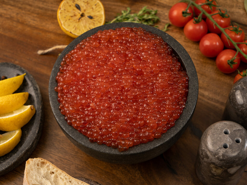 Balık ve deniz ürünleri Caviar is here, Moskova, foto