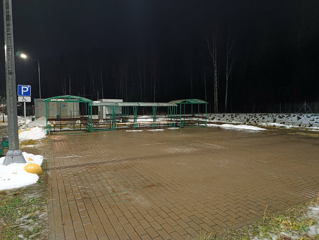 Yol kenarı dinlenme alanı Придорожная зона отдыха, Novgorodskaya oblastı, foto