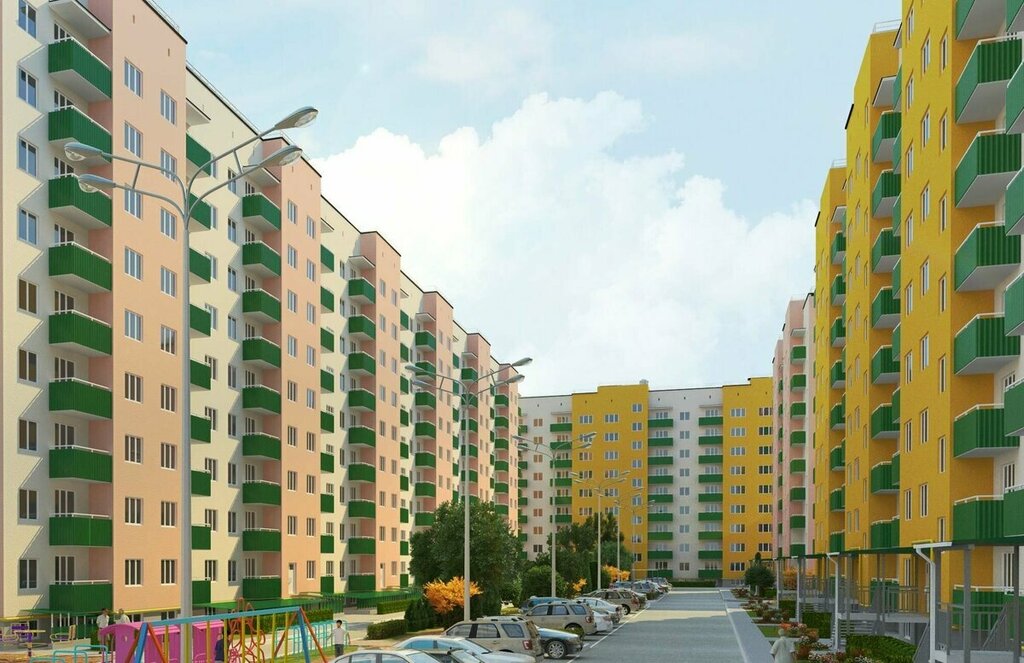 Konut blokları На Шоссейной, Adıge Cumhuriyeti, foto