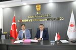 Çölleşme ve Erozyon Araştırma Merkezi (Konya, Karapınar, Tuna Cad.), yönetim ofisi  Karapınar'dan