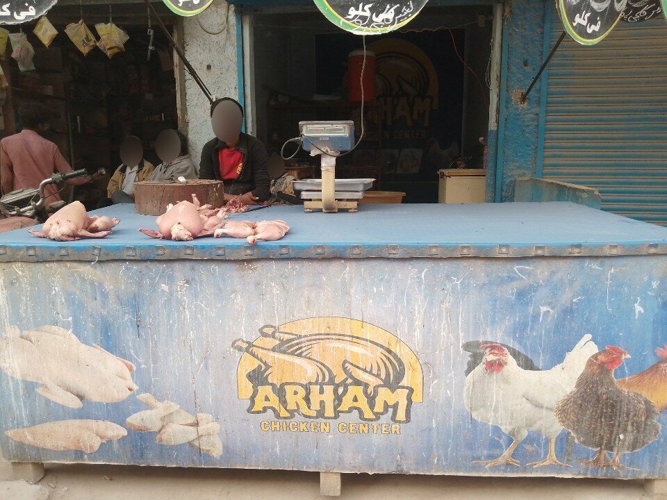 Kanatlı hayvan ürünleri ve yumurta Arkham chicken center, Karaçi, foto