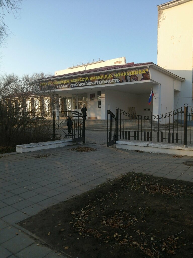 Yüksekokul Колледж искусств имени П.О. Чонкушова, Elista, foto