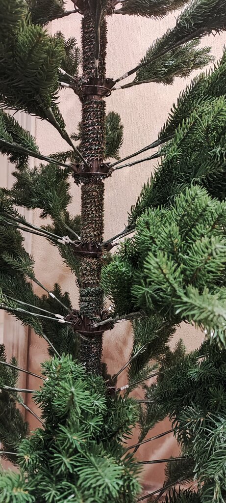 Yapay çam ağaçları ve süsleri Зобнинъ, Blagoveshchensk, foto