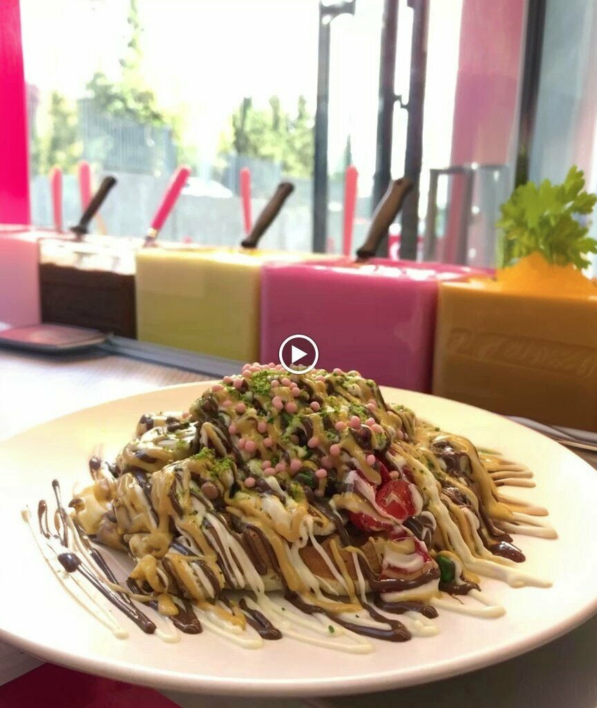 Pasta, şekerleme ve tatlı Pink Waffle, İstanbul, foto
