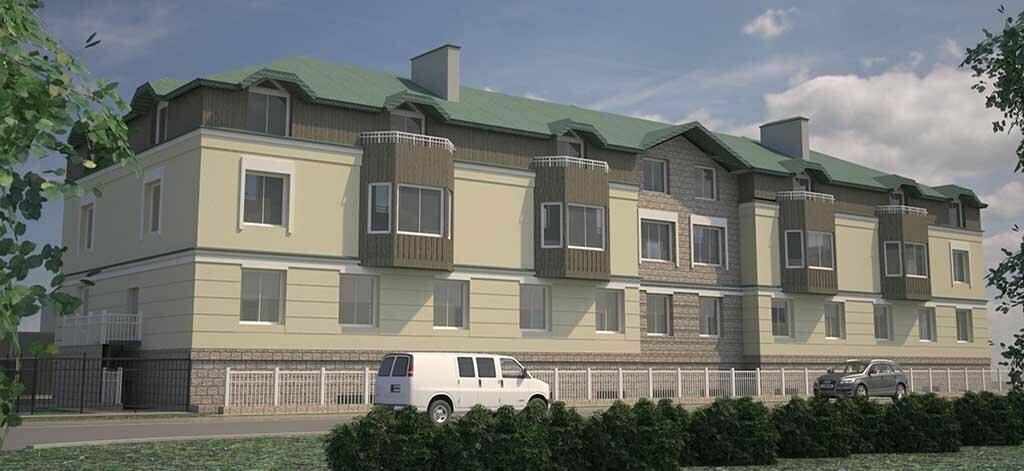 Konut blokları ZhK Miranda, Pavlovsk, foto