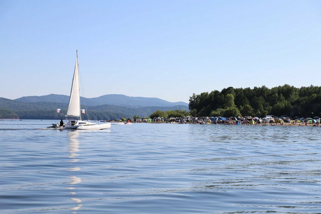 Kamp alanları Даурск кемпинг, Krasnoyarski krayı, foto