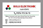 Bolu Elektronik (Bolu, Bolu Merkez, Bahçelievler Mah., Şemsi Ahmet Paşa Cad., 10/A), elektrikli cihazların tamiri  Bolu'dan