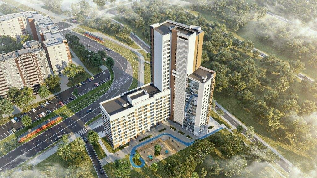 Konut blokları Дружный, Yekaterinburg, foto