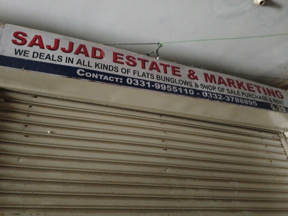 Emlak ofisi Sajjad state, Karaçi, foto