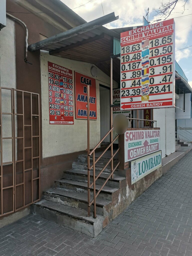 Döviz büroları Persidan, Kişinev, foto