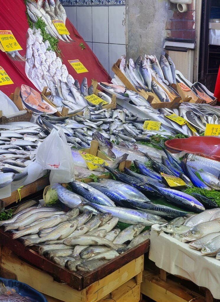 Gıda pazarı Balık Pazarı, Uşak, foto