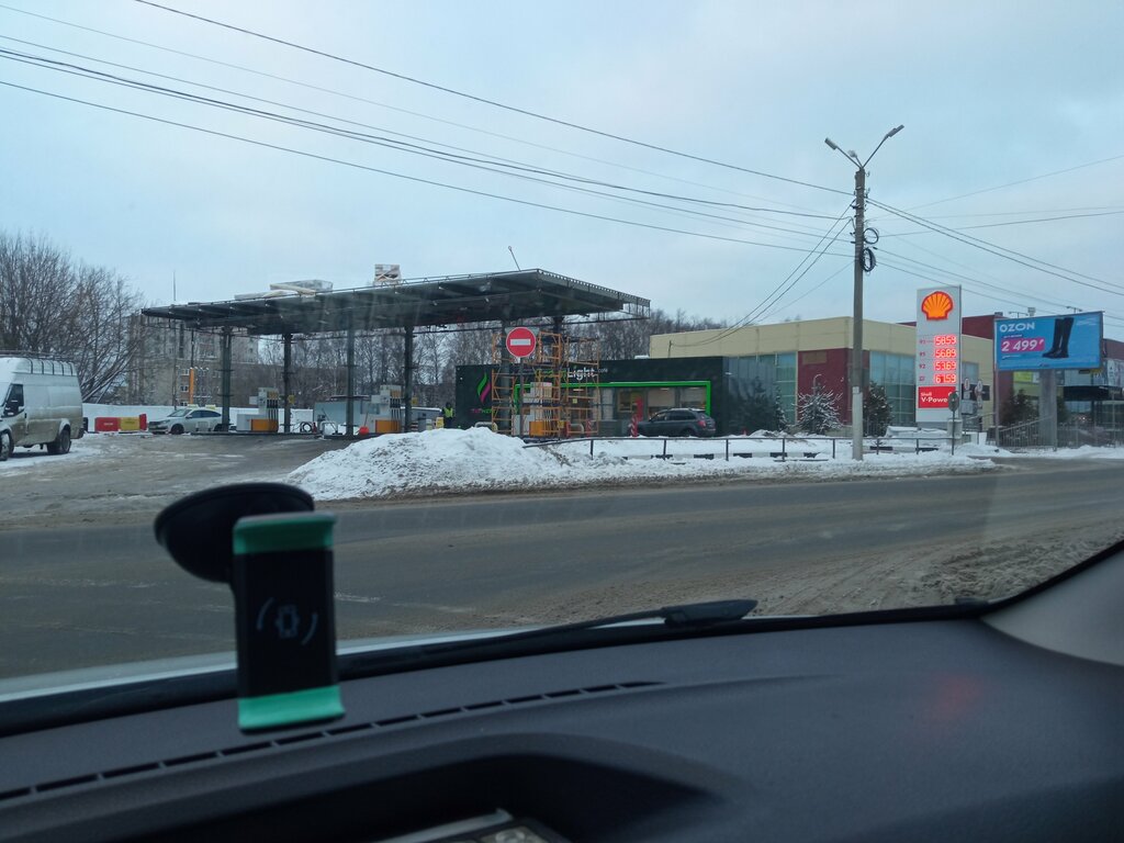 Benzin istasyonu Shell, Kostroma, foto