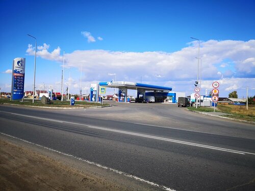 Benzin istasyonu Gazpromneft, Omskaya oblastı, foto