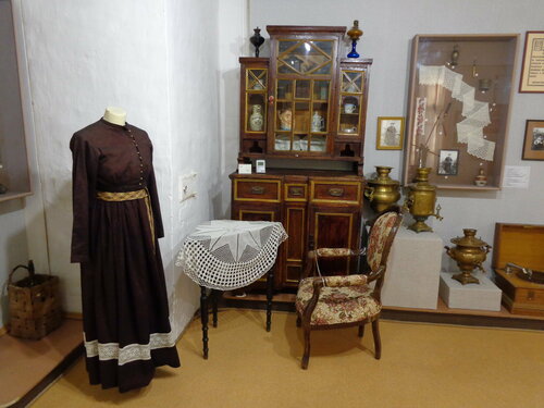 Müzeler ve sanat galerileri Tarnogsky muzey traditsionnoy narodnoy kultury, Vologodskaya oblastı, foto