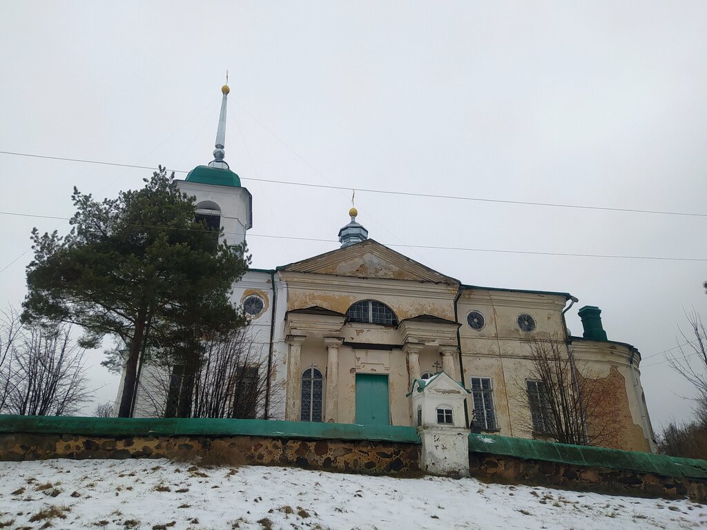 Ortodoks kiliseleri Tserkov Spaso-Preobrazhenskaya, Pskovskaya oblastı, foto