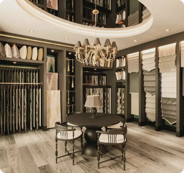 Perde ve korniş üreticileri Vandec, Moskova, foto