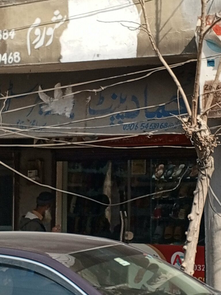 Boya ve cila malzemeleri üretim ve satış yerleri Hamad, Rawalpindi, foto