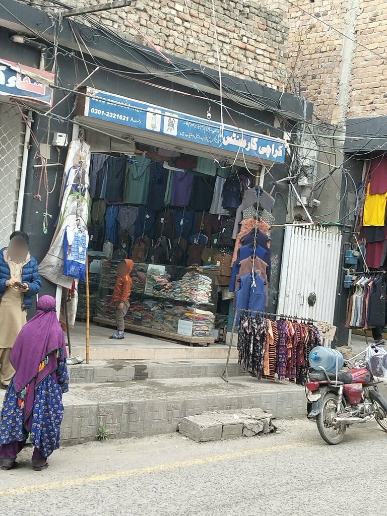 Dış giyim mağazası Karachi Garments, Rawalpindi, foto