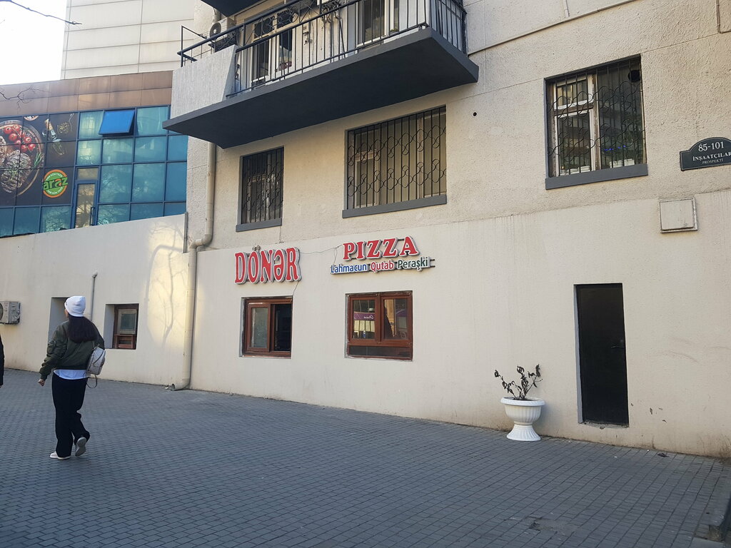 Fast food Doner pizza, Bakü, foto