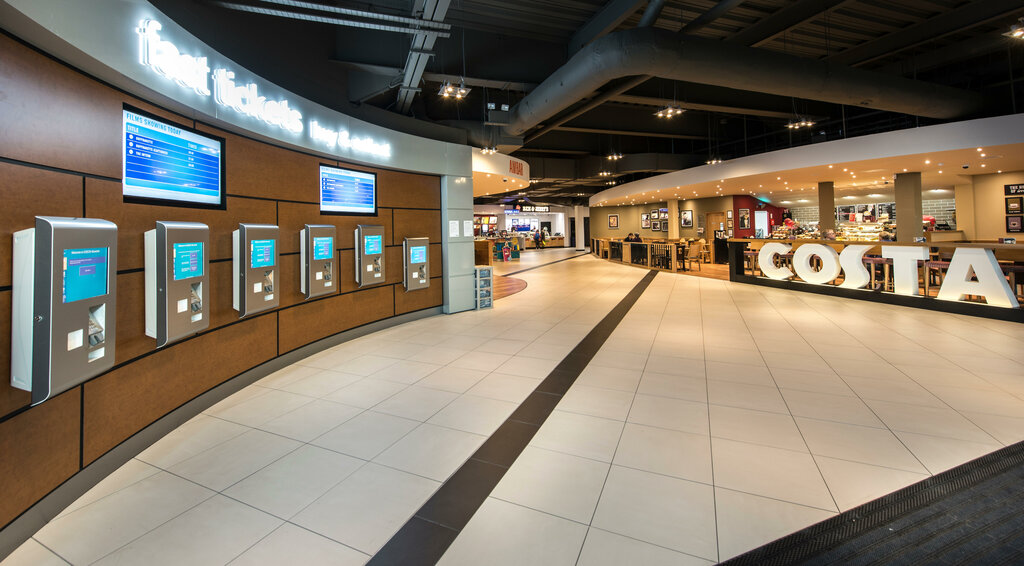 Kahve dükkanları Odeon Silverlink, İngiltere, foto