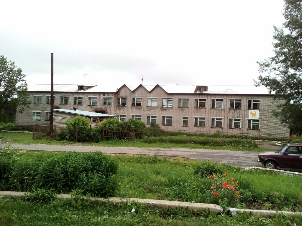 Kültür ocakları Mokinsky selsky dom kultury Muk, Kirovskaya oblastı, foto