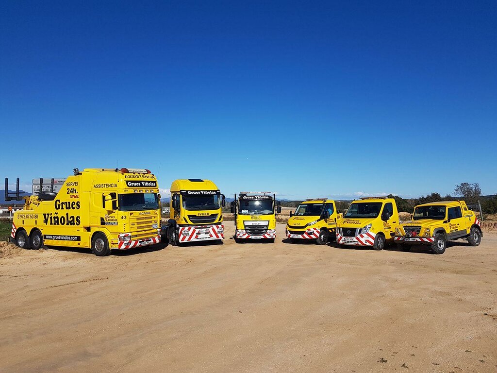 Çekici hizmeti Grues Viñolas S. L., Katalonya, foto