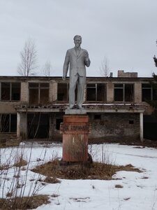 М.И.Калинину (Pskovskiy District, Karamyshevskaya volost, derevnya Selikhnovo, Tsentralnaya ulitsa), anıt, heykel  Pskovskaya oblastından