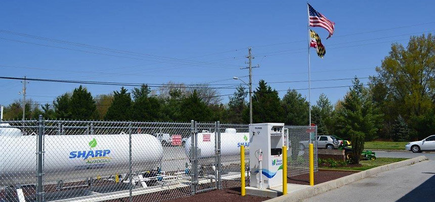 Gaz ekipmanları Sharp Energy, Pennsylvania, foto