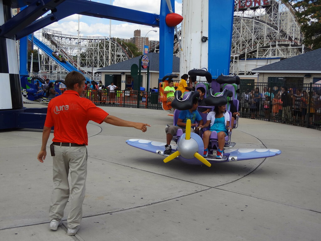 Lunapark Luna Park in Coney Island, New York, foto