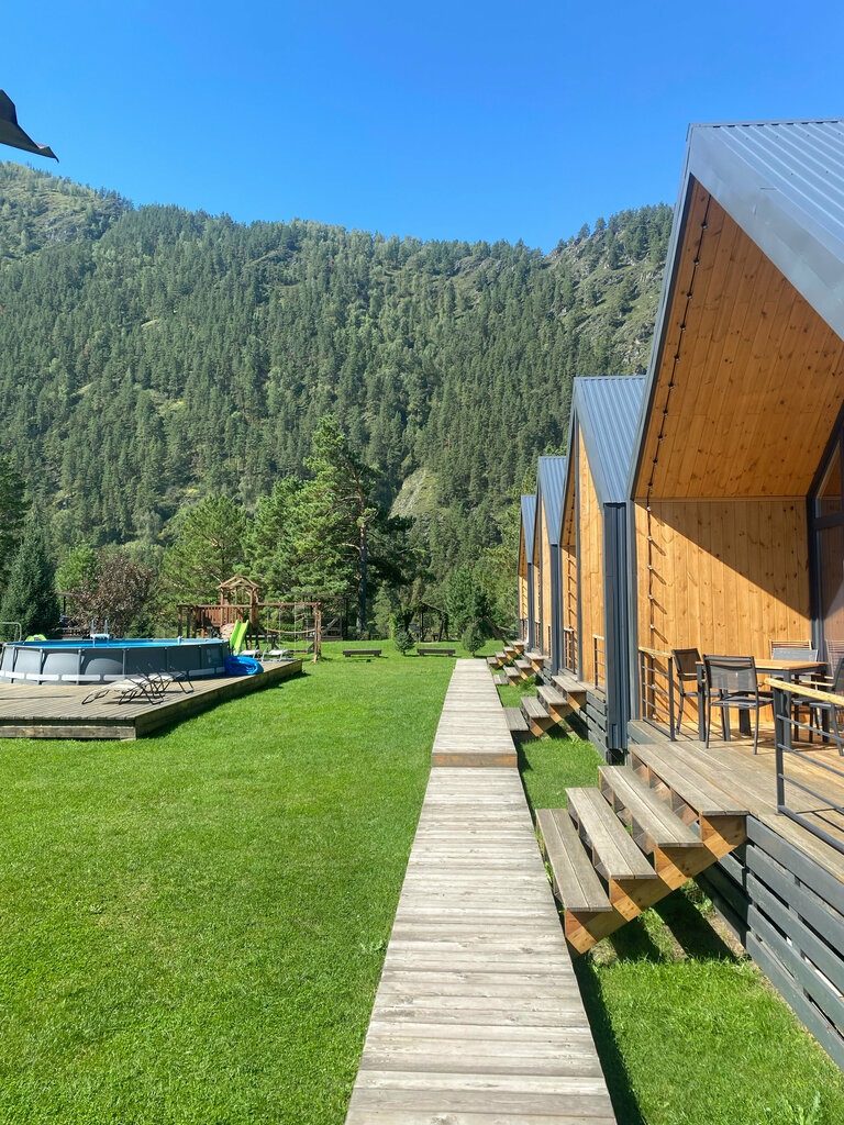 Tatil köyleri Чемал-Ра, Altay Cumhuriyeti, foto