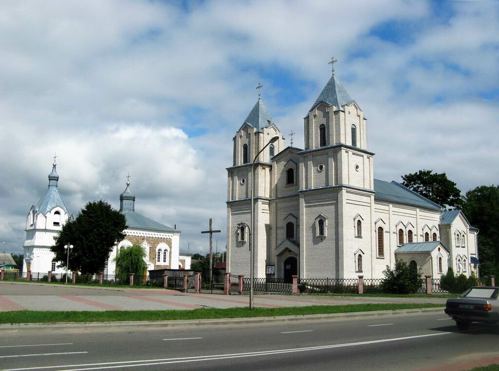 Katolik kiliseleri Kostel Khrista Tsarya, Grodnenskaya oblastı, foto