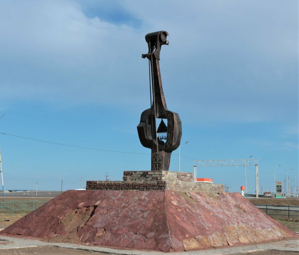 Anıt, heykel Monument, Kızılorda eyaleti, foto