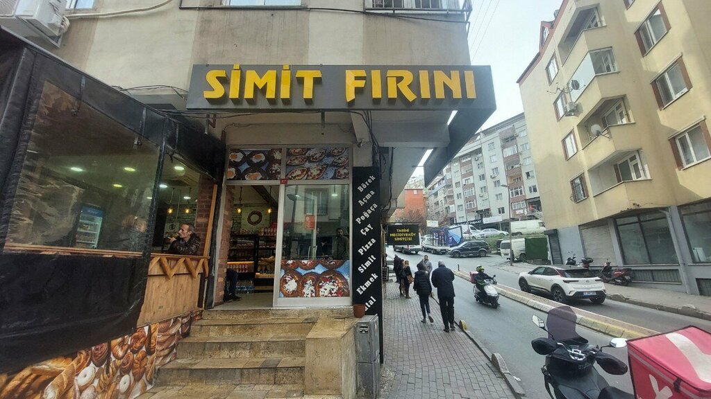 Ekmek fırını Simit Fırını, İstanbul, foto