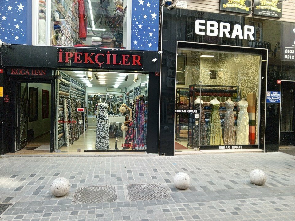 Giyim mağazası İpekçiler Kumaş, İstanbul, foto
