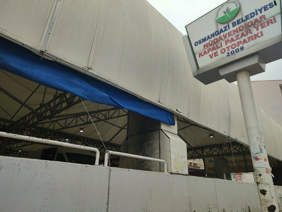 Pazarlar ve çarşılar Hüdavendigar Kapalı Pazar Yeri, Bursa, foto