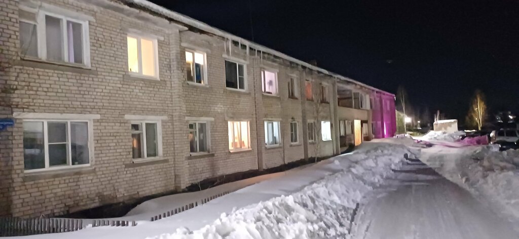 Polis merkezleri Uchastkovy punkt politsii, Arhangelskaya oblastı, foto