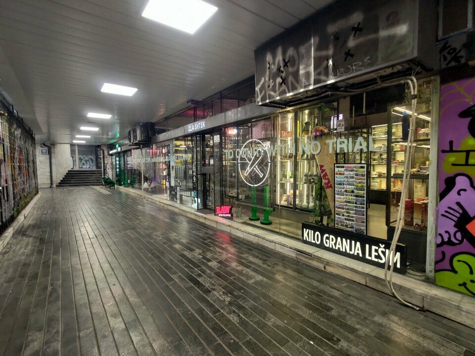 Tütün, sigara mağazaları Zla shtek, Belgrad, foto