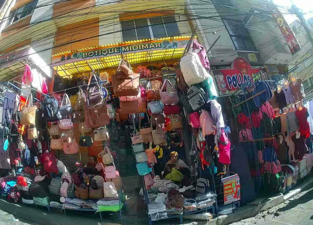 Mini-market Market Stall, La Paz, foto