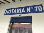 Notary No. 70 (Santa Cruz de la Sierra, Distrito Municipal 11, Ballivián, 125), noterler  Santa‑Krus'tan