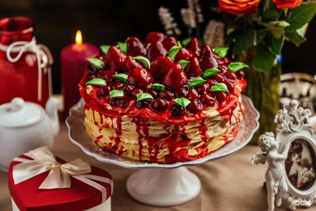 Pasta, şekerleme ve tatlı Скоморохи, Novosibirsk, foto