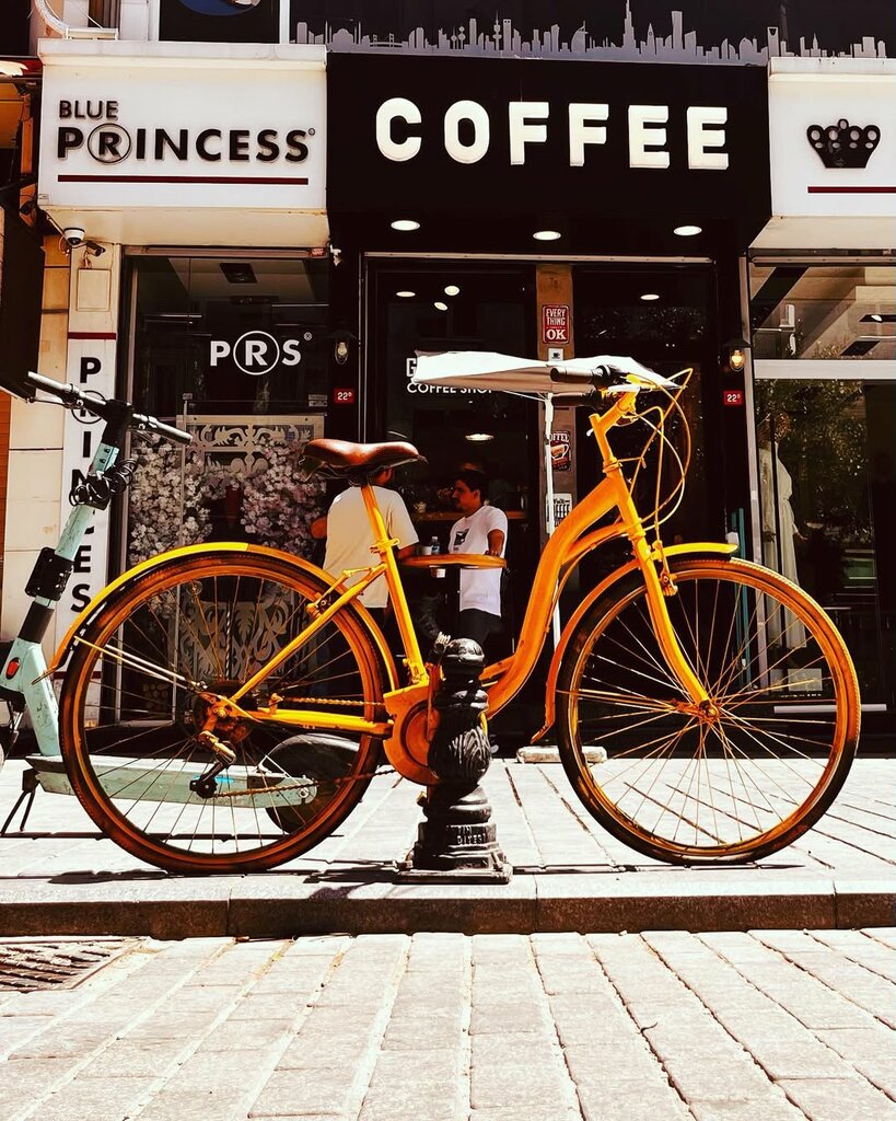 Kahve dükkanları Cafe bianchi, İstanbul, foto