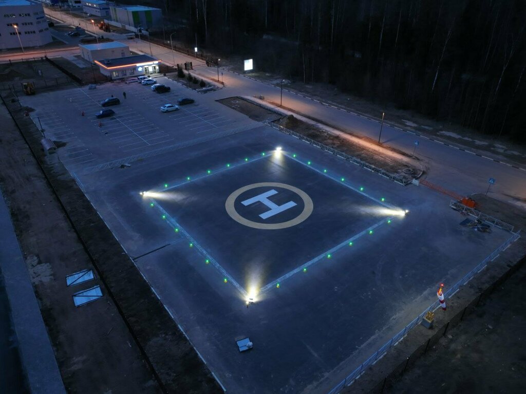 Helikopter pisti Вертолётная площадка Оэз Дубна НПЗ, Dubna, foto