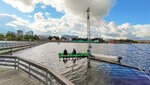 Воднолыжный парк WakeAlmet (Republic of Tatarstan, Almetyevsk, Gorodskoye ozero), kiralama noktası  Almetyevsk'ten (Elmet'ten)