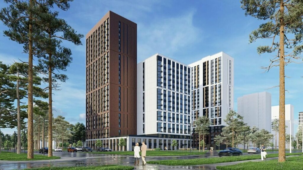 Konut blokları Шервуд, Barnaul, foto