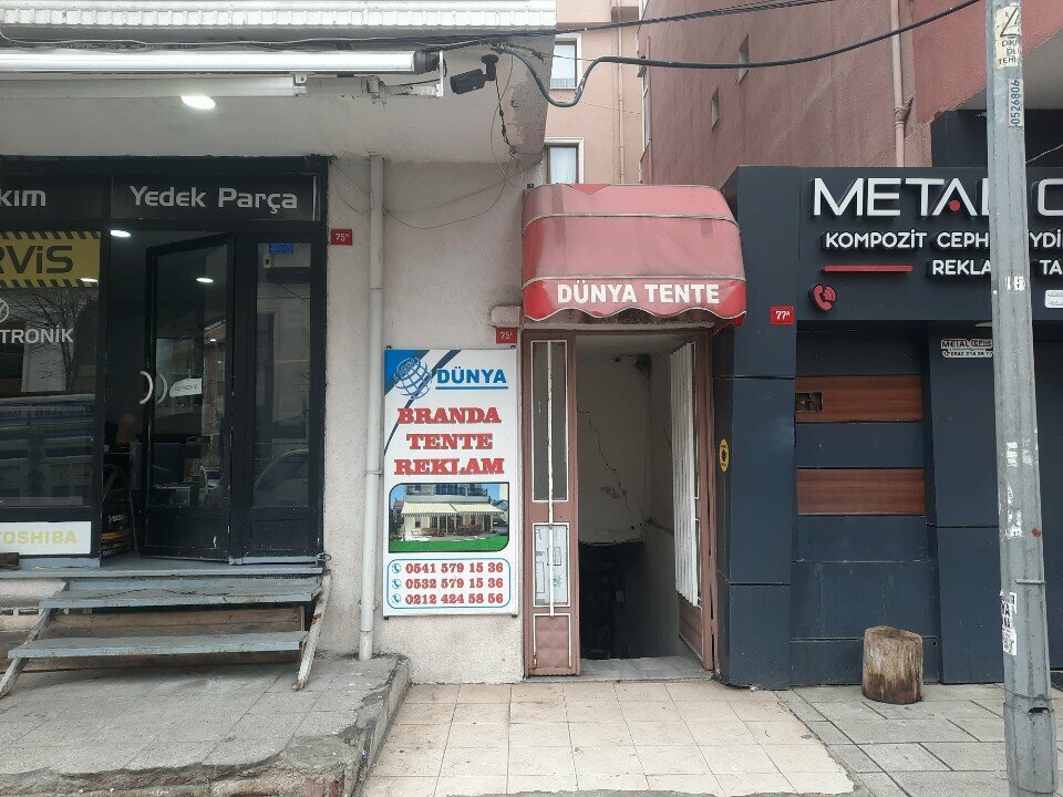 Çerçeve ve çadır yapıları Dünya Tente, İstanbul, foto