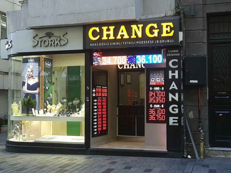 Döviz büroları Akas Döviz - Change, İstanbul, foto