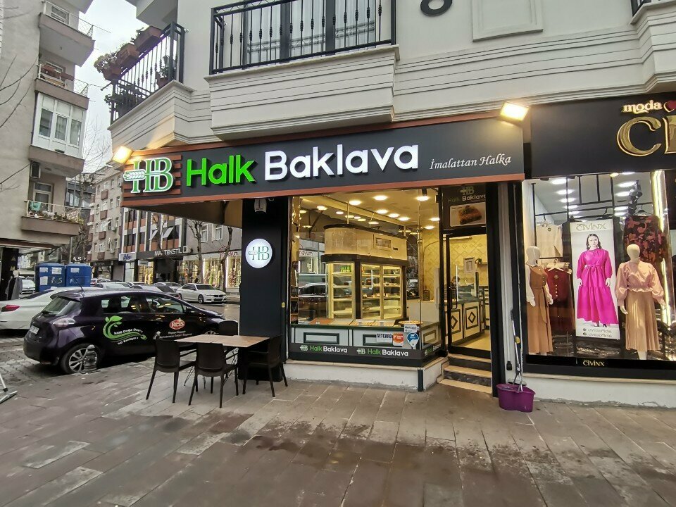 Pasta, şekerleme ve tatlı Halk Baklava, İstanbul, foto