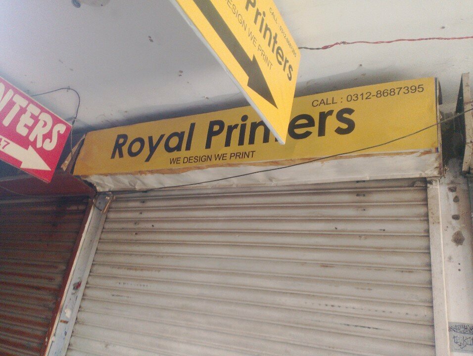 Fotokopi dükkanları Royal Printing, Karaçi, foto