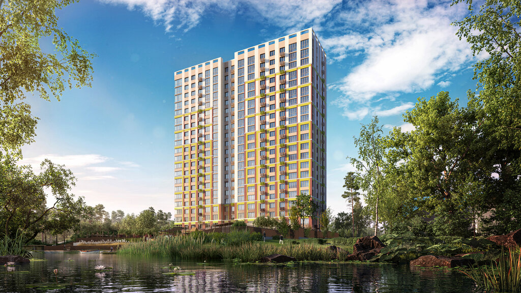 Konut blokları Дом у озера, Habarovsk, foto