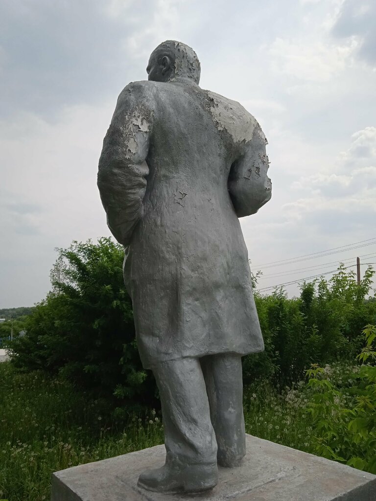 Anıt, heykel Владимир Ильич Ленин, Orenburgskaya oblastı, foto